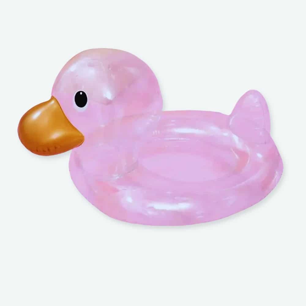 Bouée de natation gonflable en forme de canard - Areu Bébé