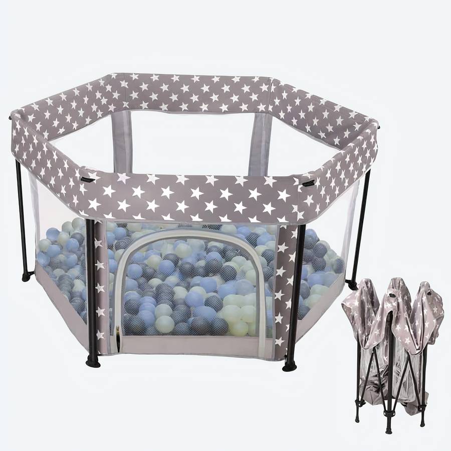 Parc pour bébé pliable avec matelas - Areu Bébé